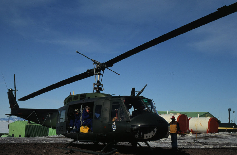 RNZAF Helicopter at Scott Base | Antarctica NZ