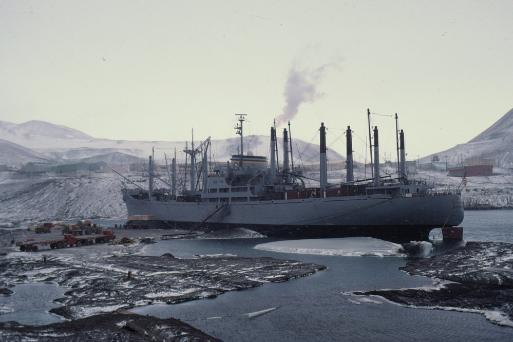 USNS Southern Cross at Ice Wharf | Antarctica NZ